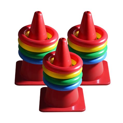 เกมส์โยนห่วง โยนห่วง ชุดกลาง Toss Game M สีแดง 3 ชุด Mn Trading Thaipick