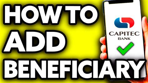 How To Add Beneficiary On Capitec App Very Easy Youtube