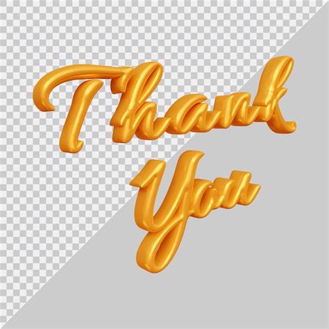 Premium Psd Thank You Text Effect Design With 3d Modern Style