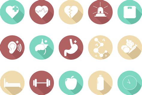 Health Icon Collection 35681995 Vector Art At Vecteezy