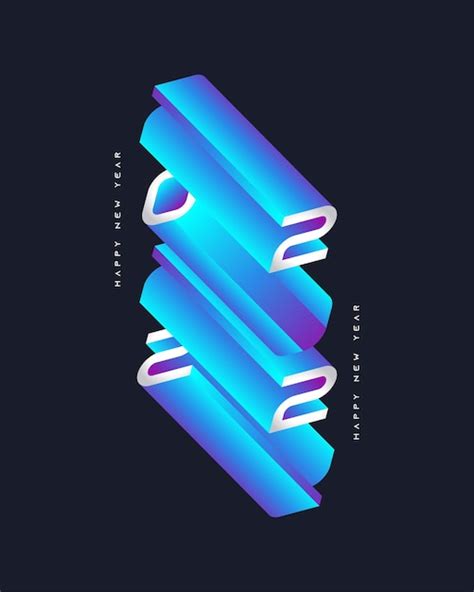 3d 및 다채로운 스타일의 새해 복 많이 받으세요 2022 포스터 디자인 전단지 포스터 브로셔 카드 배너 또는 엽서에 대 한 새 해 축 하 디자인 서식 파일