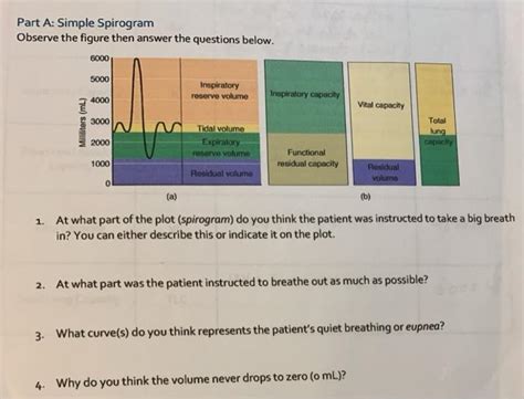 Solved Part A Simple Spirogram Observe The Figure Then