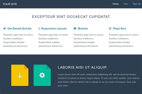 Pure Css Landing Page For October Cms Theme October Cms