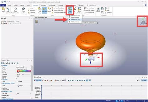 Solidworks Composer Setting Up Actors For Kinematic Relationships