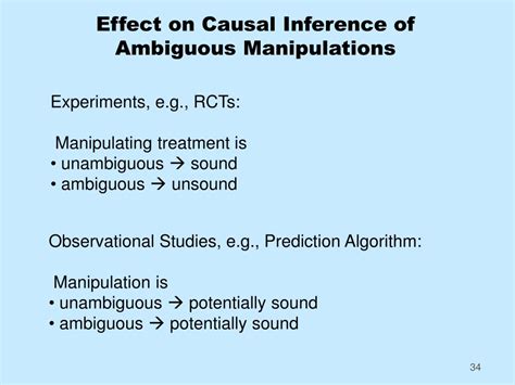 Ppt Causal Inference And Ambiguous Manipulations Powerpoint Presentation Id1795006