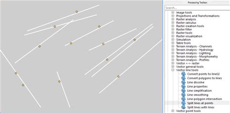 Splitting Line Layer Using Another Point Layer In Qgis Geographic Information Systems Stack