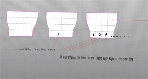 Subd Insertedge Can Enhance The Function And Insert Many Edges At The Same Time Subd Mcneel