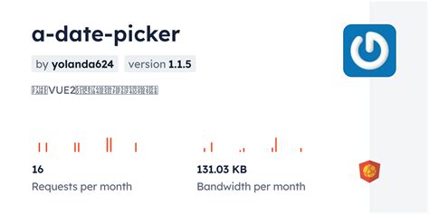 A Date Picker Cdn By Jsdelivr A Cdn For Npm And Github