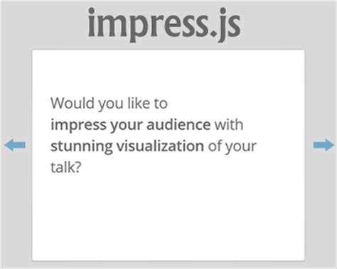 Impress Js Presentation Framework Based On CSS3 JQuery Plugins