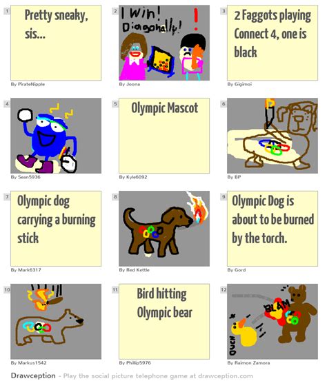 Pretty Sneaky Sis Drawception