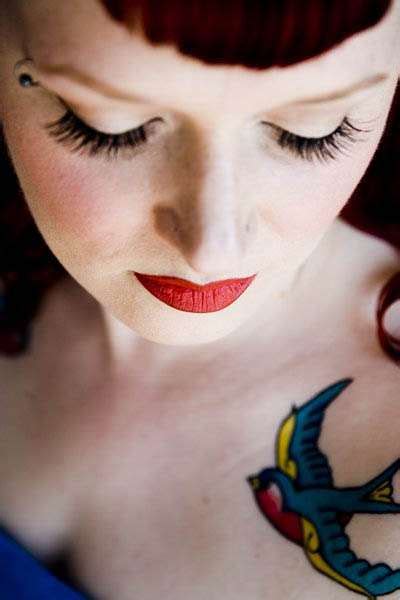 Classic Rock Tattoos And 4050s Rockabilly Lovin · Rock N Roll Bride