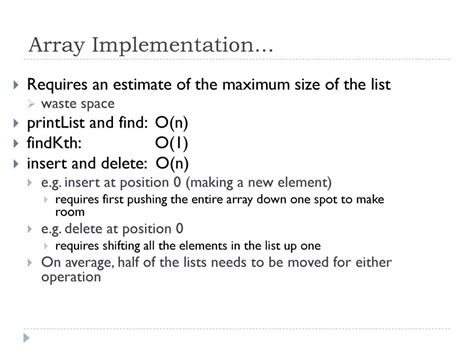 unit i lists ppt download