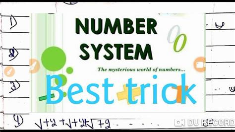 number system best trick math youtube