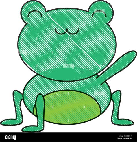 Cute Frog Icon Stock Vector Image And Art Alamy