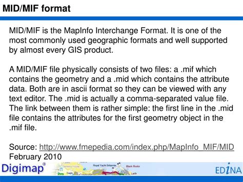 Ppt Using Data From Digimap In Mapinfo Powerpoint Presentation Free