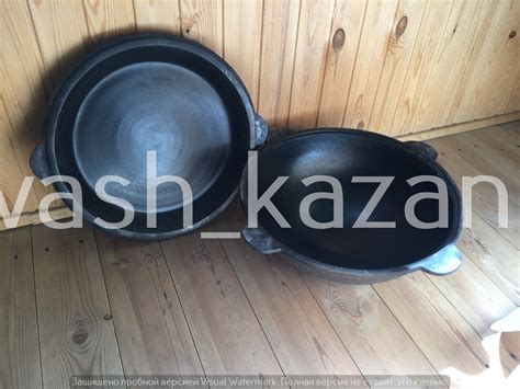 Казан 16 литров с чугунной крышкой сковородой - Варим-Жарим-Парим