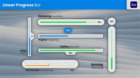 Linear Progress Bar Infographics Ft Loading Bar And Linear Progress Bar Envato