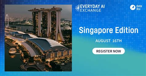Everydayai Singapore Ai Datascience Machinelearning Dataiku
