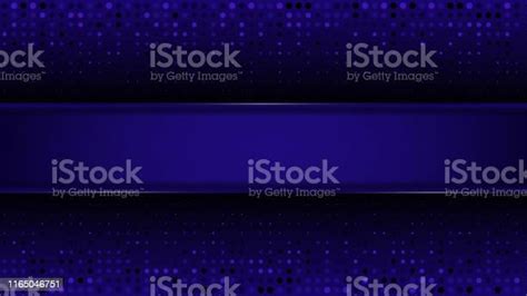 추상 기하학적 배경입니다 벡터 어두운 배경입니다 금속 질감과 그림자와 블루 블랙 럭셔리 현대 배경 하프 톤 점 배경입니다 복사 공간 템플릿 커버 카드 배너 검은색에 대한