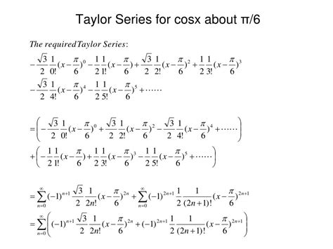 Ppt Taylor Series Powerpoint Presentation Free Download Id3998453