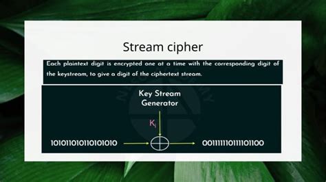 Difference Between Block And Stream Cipherspptx