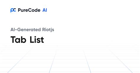 build great riotjs tab list components faster using ai tools
