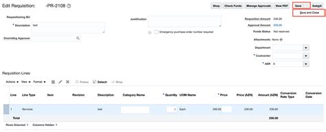 How To Create Several Purchase Requisition At The Same Time In Incomplete Status In Oracle Cloud