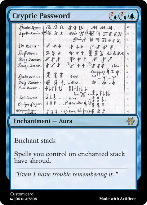 Cryptic Password Rhellscube