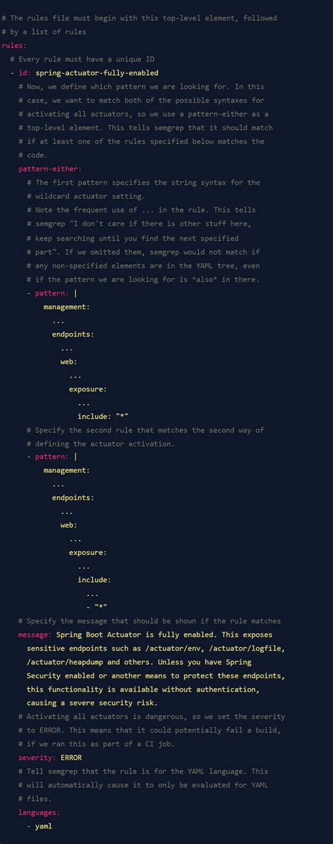 Finding Actuators Using Static Code Analysis With Semgrep Spring Actuator Security Part 2