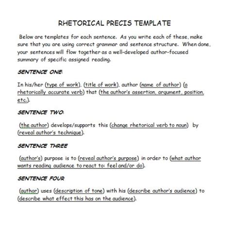 high school precis format how to write a précis précis tips