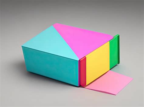 Premium Photo Degradable Colored Rectangle