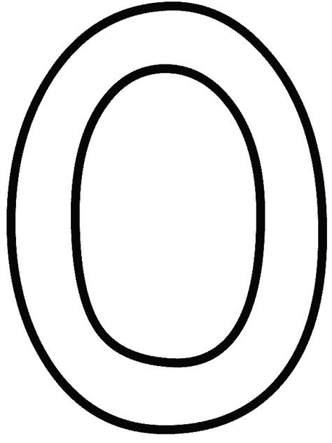 Zero Outline Clip Art At Vector Clip Art Online Royalty OFF