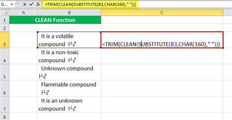 Clean In Excel Formula Examples How To Use