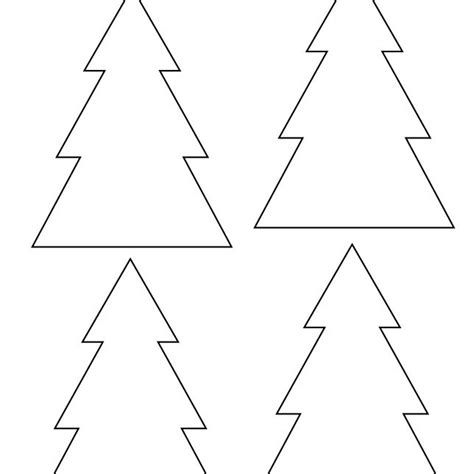 Christmas Tree Template For Wood