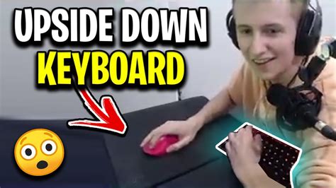 What Playing Fortnite With Upside Down Keyboard Looks Like Insane