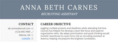 Resume Objective Examples For How To Guide How Long Should My Objective Be On My Resume