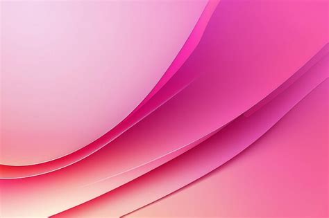Abstract Futuristic Smooth Curve Line On Pink Gradient Color Background For Modern Graphic