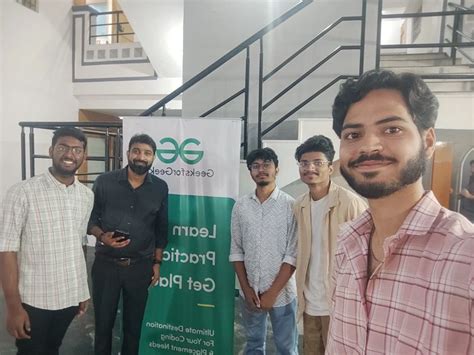 swadeep dhondi on linkedin gfginhyderabad geeksforgeeks