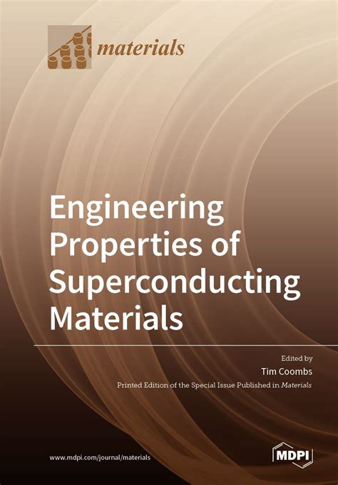 Engineering Properties Of Superconducting Materials Mdpi Books