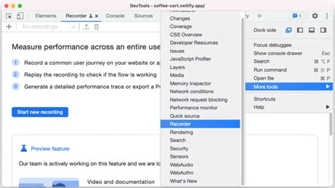 Webpagetest Chrome Recorder Npm