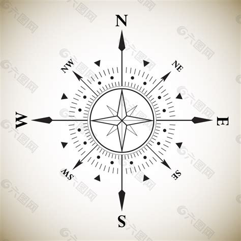 指北针元素设计元素素材免费下载 图片编号 8840541 六图网