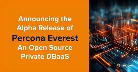 Joe Moffett On Linkedin Announcing The Alpha Release Of Percona Everest An Open Source Private