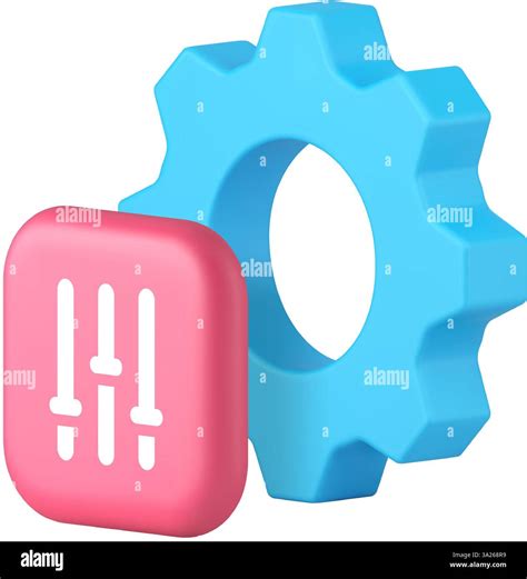 Settings Gear Cogwheel System Configuration Application Technology 3d