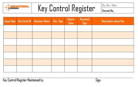 Key Log Excel Template At Evan North Blog