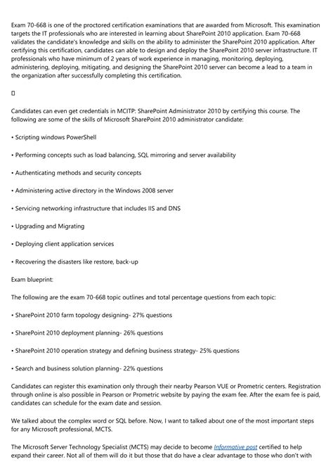 Ppt 10 Quick Tips About Sharepoint Certification Path Powerpoint