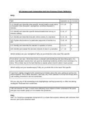 Copy Of AP Literature And Composition Unit One Progress Check Reflection Docx AP Literature