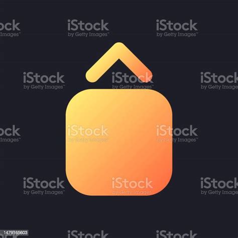 Jump Animation Orange Solid Gradient Ui Icon For Dark Theme Stock Illustration Download Image