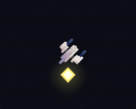 Small Spaceship Minecraft Map