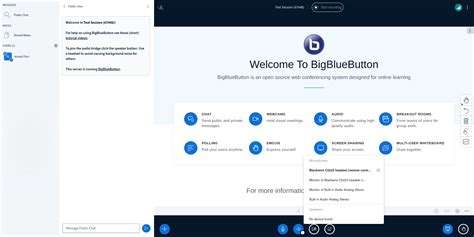 Listen Only No Output Devices Are Shown · Issue 16183 · Bigbluebutton
