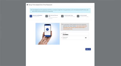 Set Up Your Time Based One Time Password Totp Republic Of The